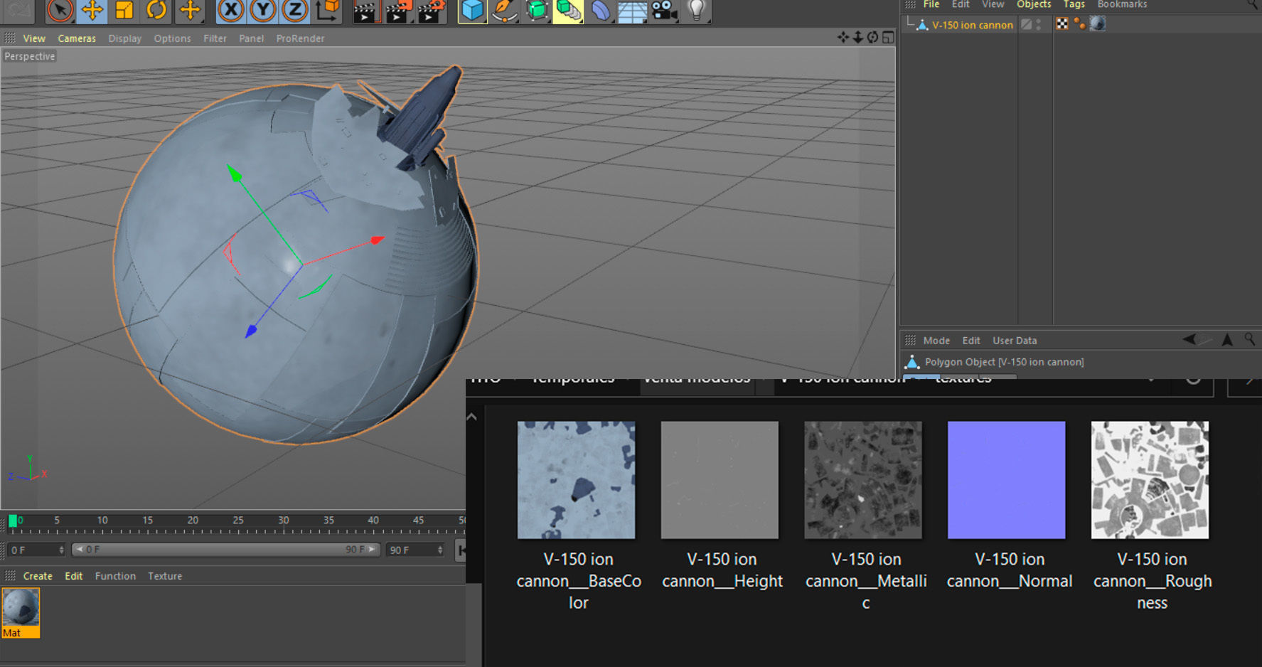 V-150 ion cannon 3D model | CGTrader