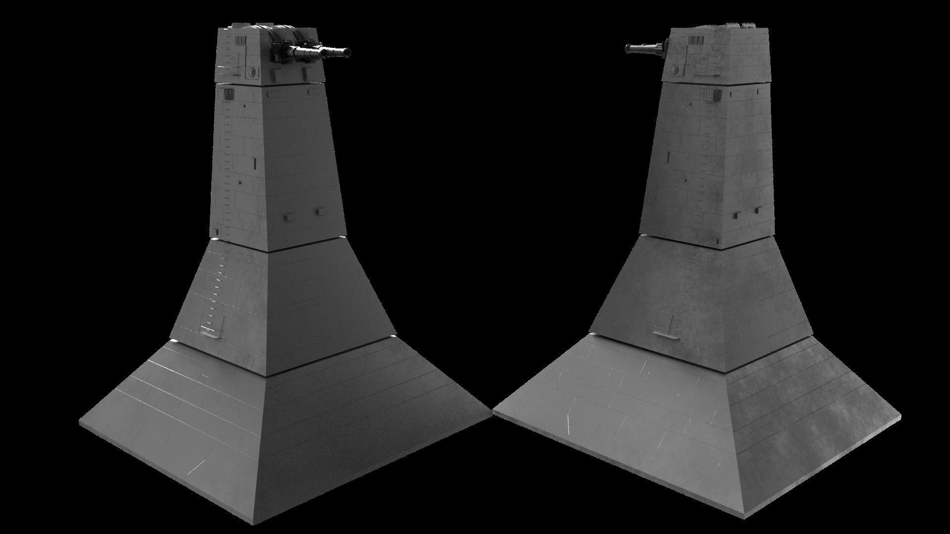 XX-9 heavy turbolaser 3D model | CGTrader
