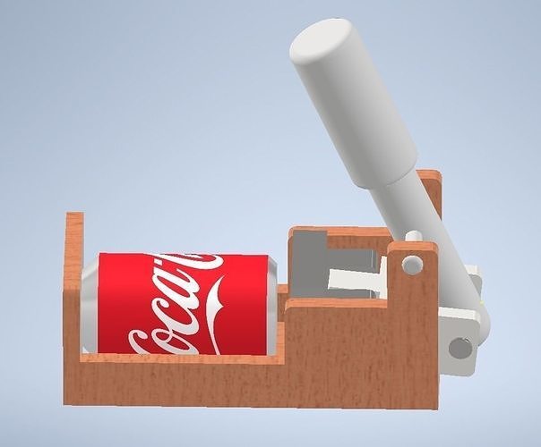 Manual Can Crusher 3D model 3D printable animated | CGTrader