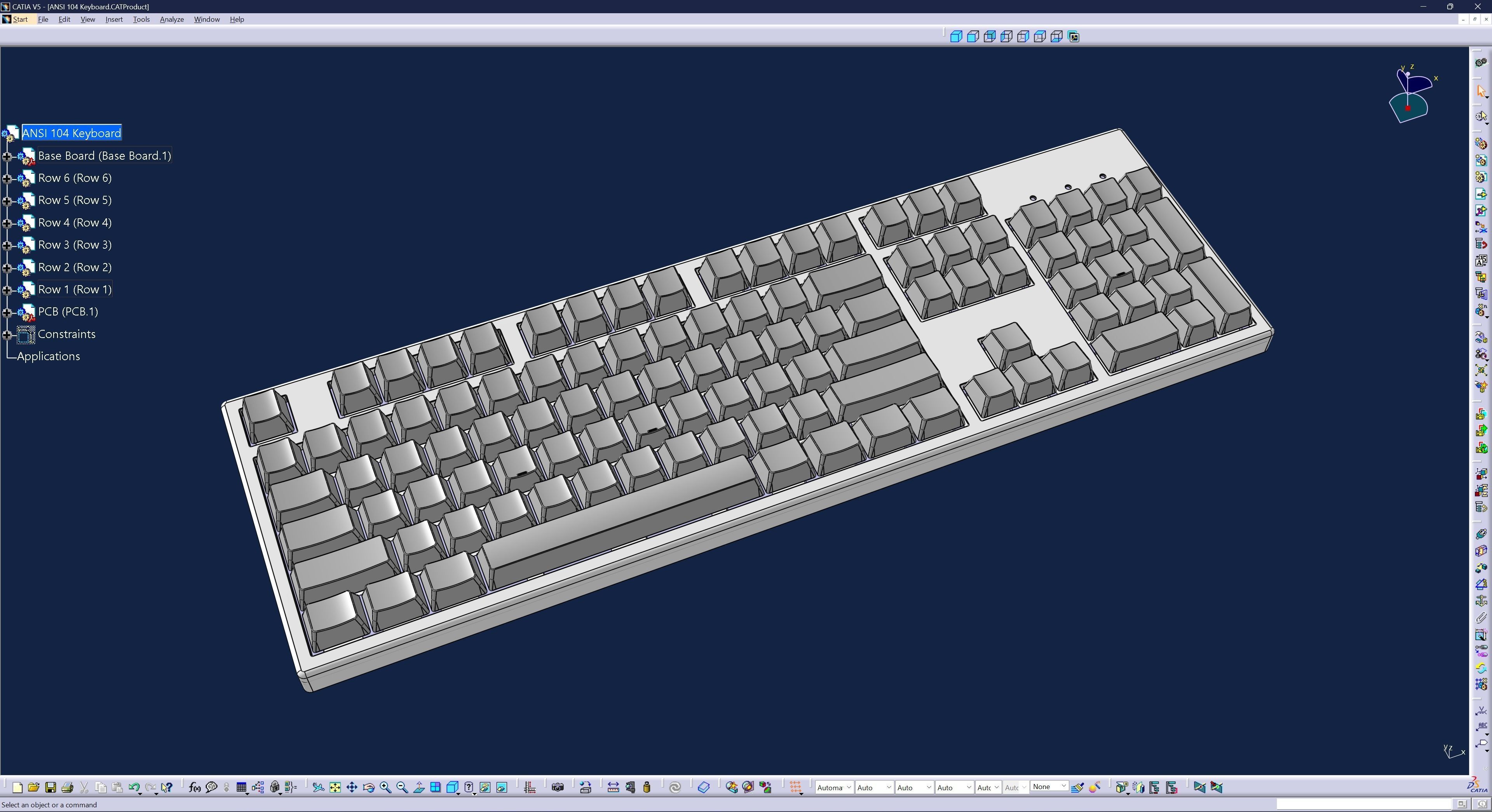 Mechanical Keyboard 3D model | CGTrader