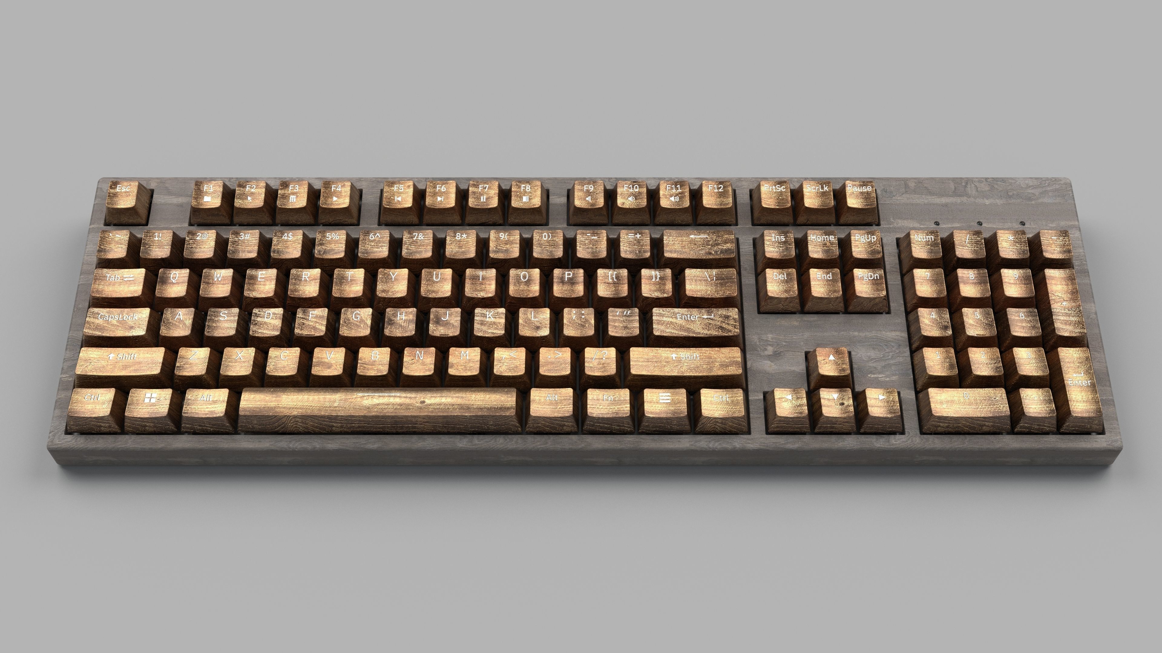 Mechanical Keyboard 3D model | CGTrader