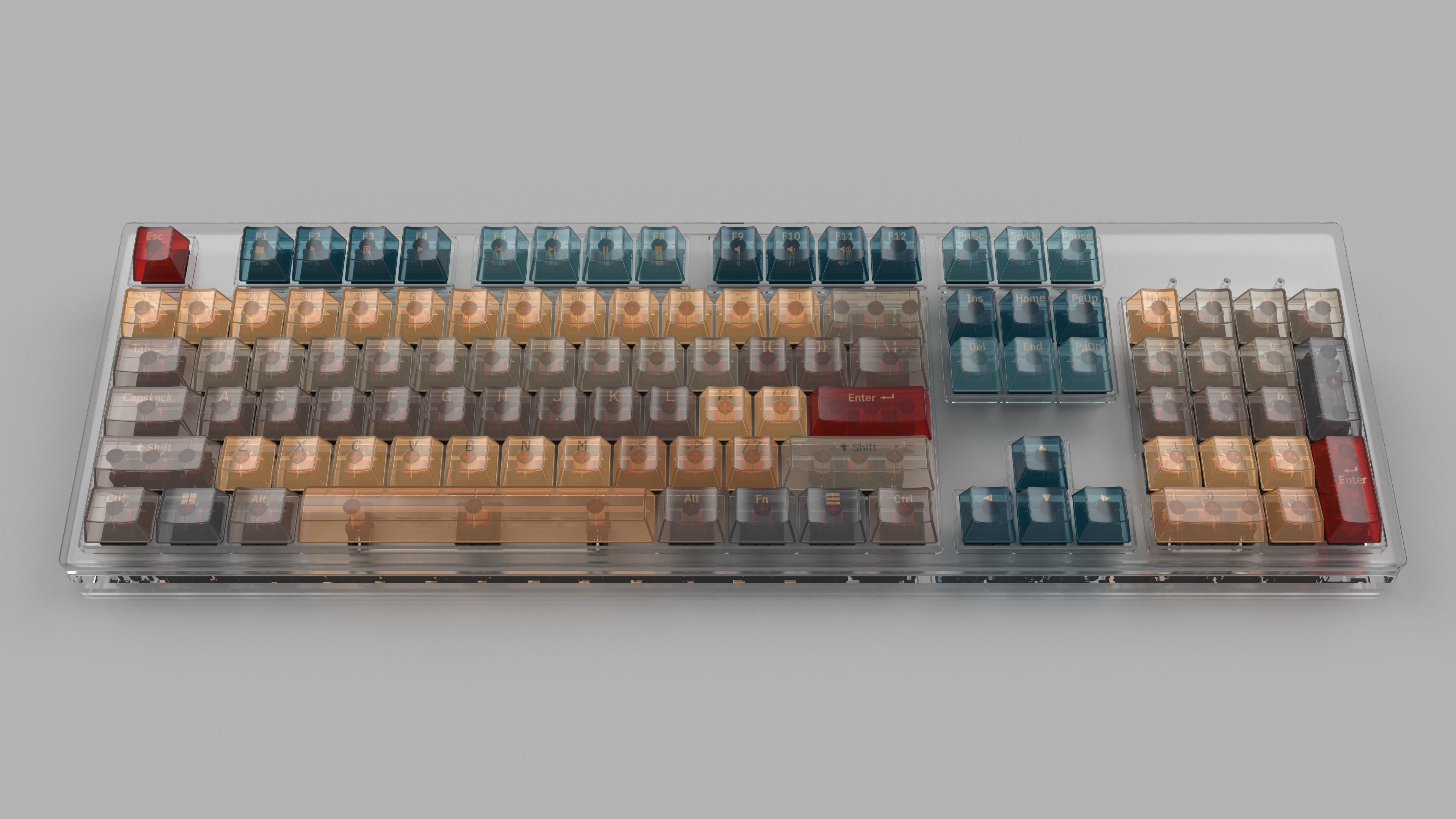 Mechanical Keyboard 3D model | CGTrader