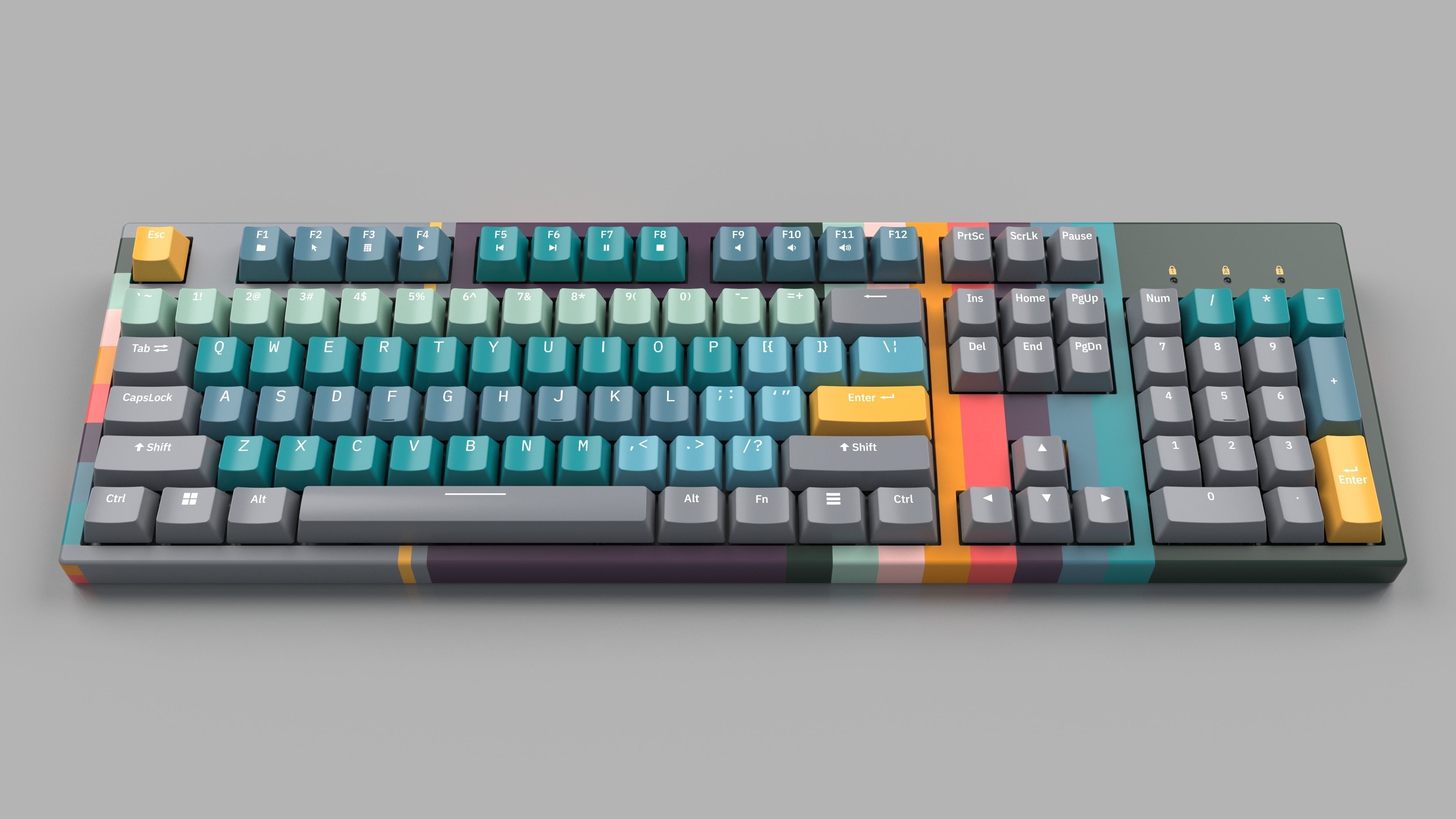 Mechanical Keyboard 3D model | CGTrader