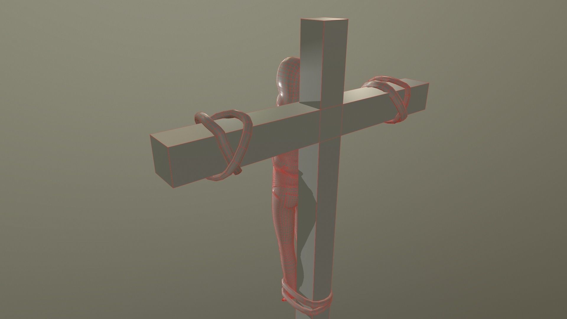3D model Crucified dead woman VR / AR / low-poly | CGTrader
