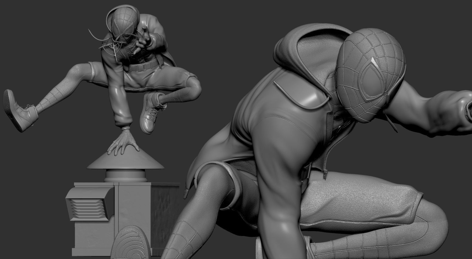 Miles Morales Spiderman 3D model 3D printable | CGTrader