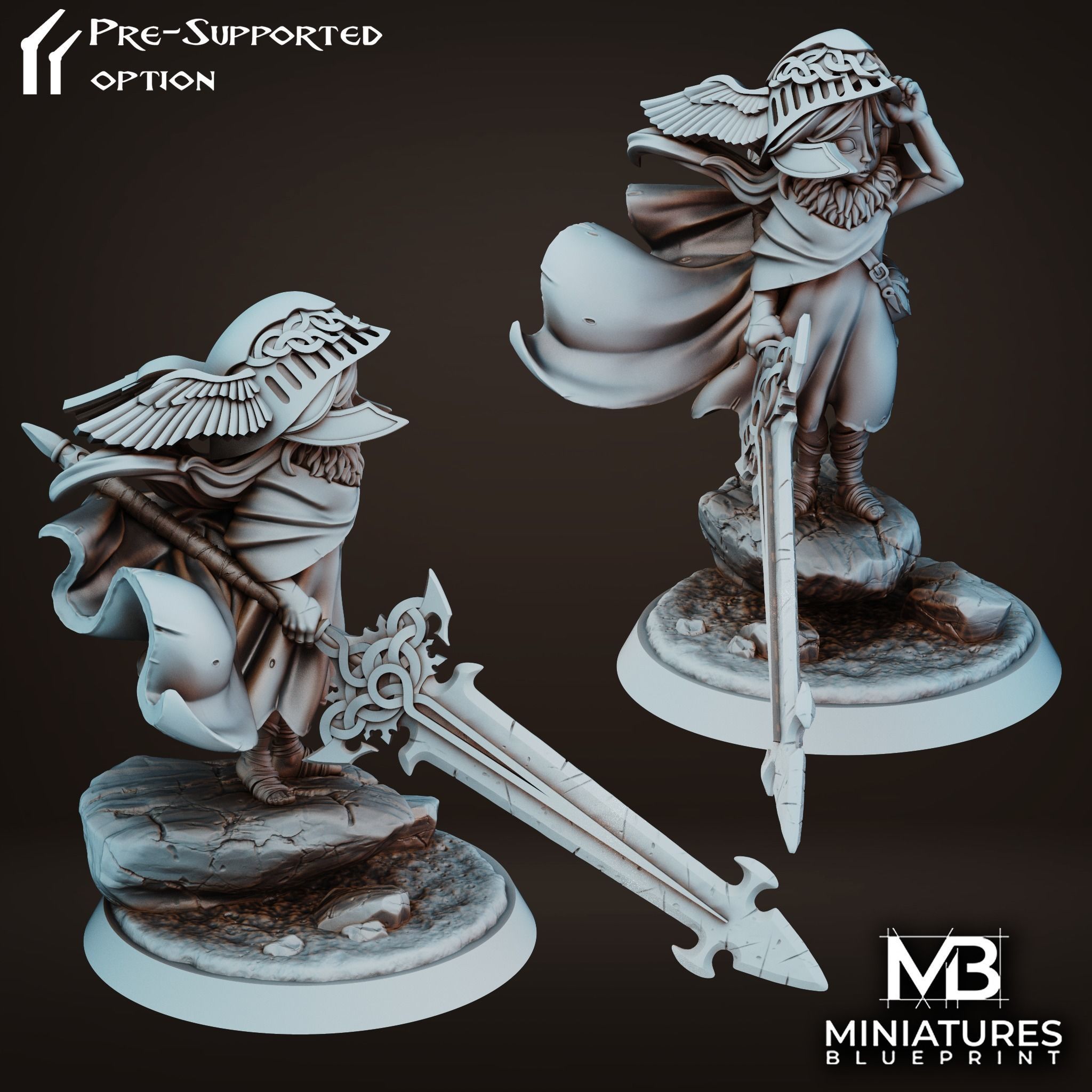 Melanie Big Sword 3D model 3D printable | CGTrader