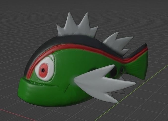 Basculin Red-Striped Form 3D model 3D printable | CGTrader