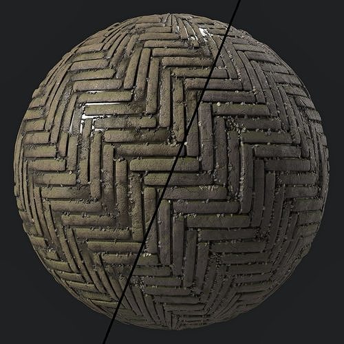 Texture Pavement Materials 31- Paving By Water and Mud 4k Seamless ...