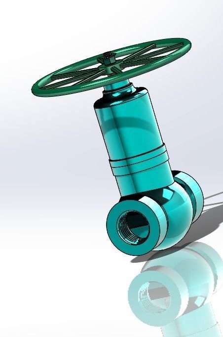 Stop valve 2 3D model 3D printable | CGTrader