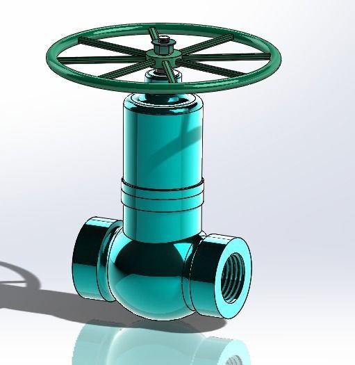 Stop valve 2 3D model 3D printable | CGTrader