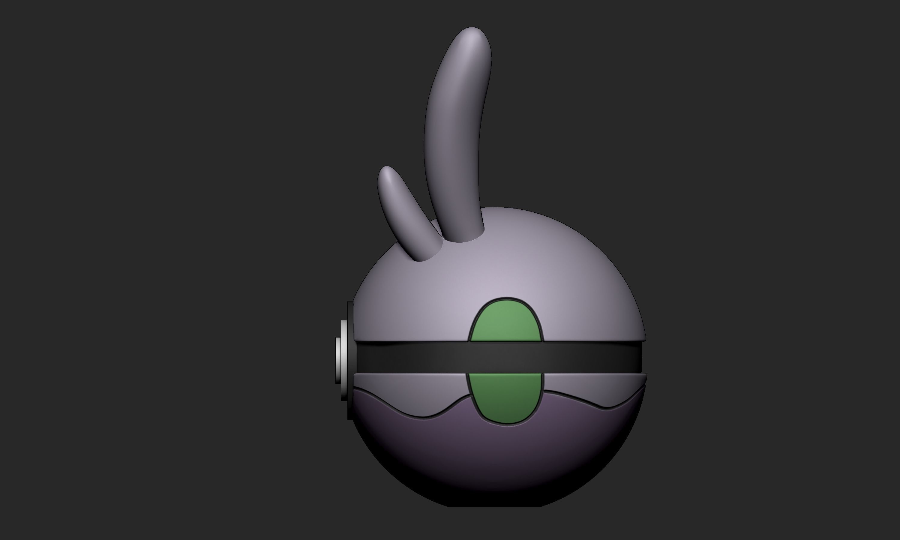 Pokemon Goomy Pokeball 3D model 3D printable | CGTrader