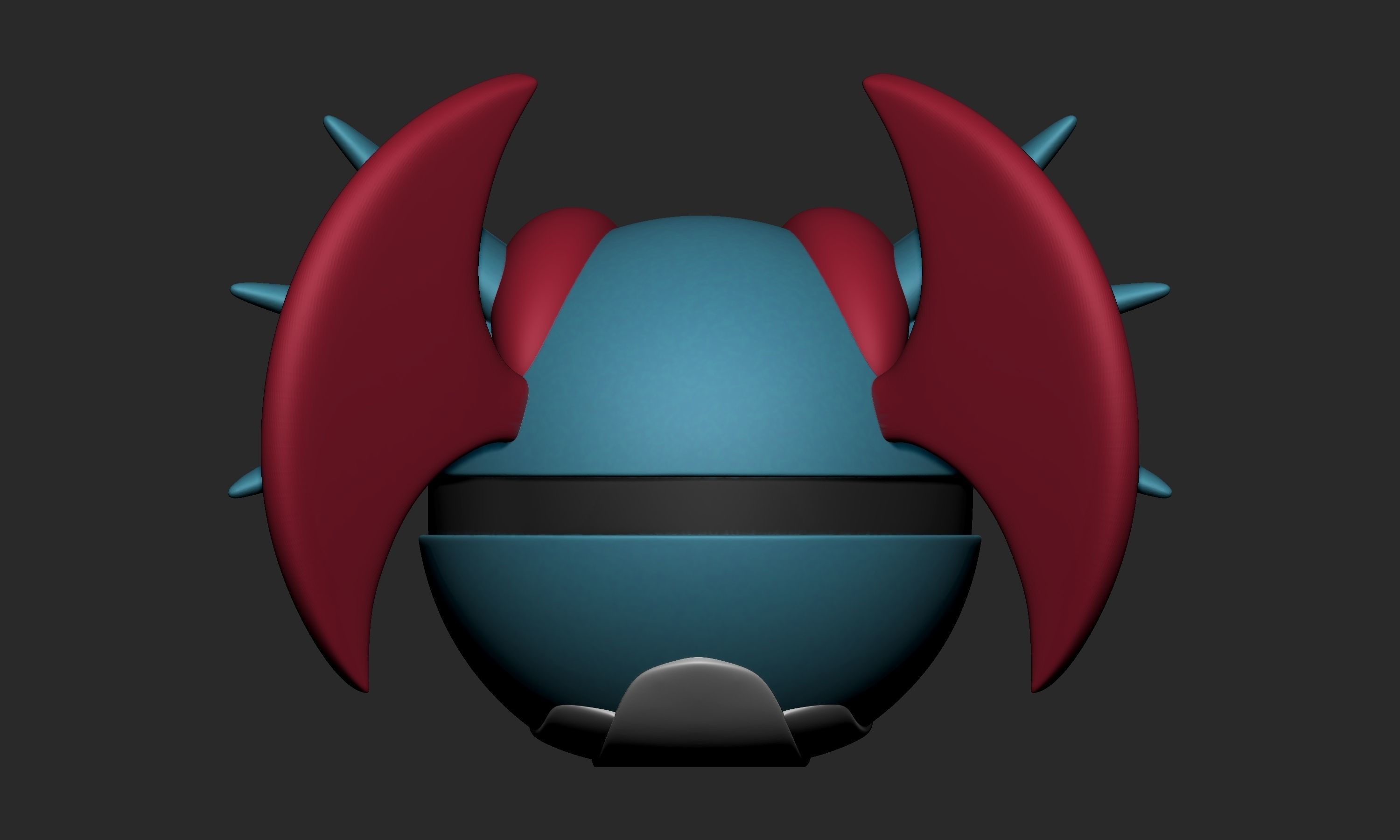 Pokemon Salamence Pokeball 3D model 3D printable | CGTrader