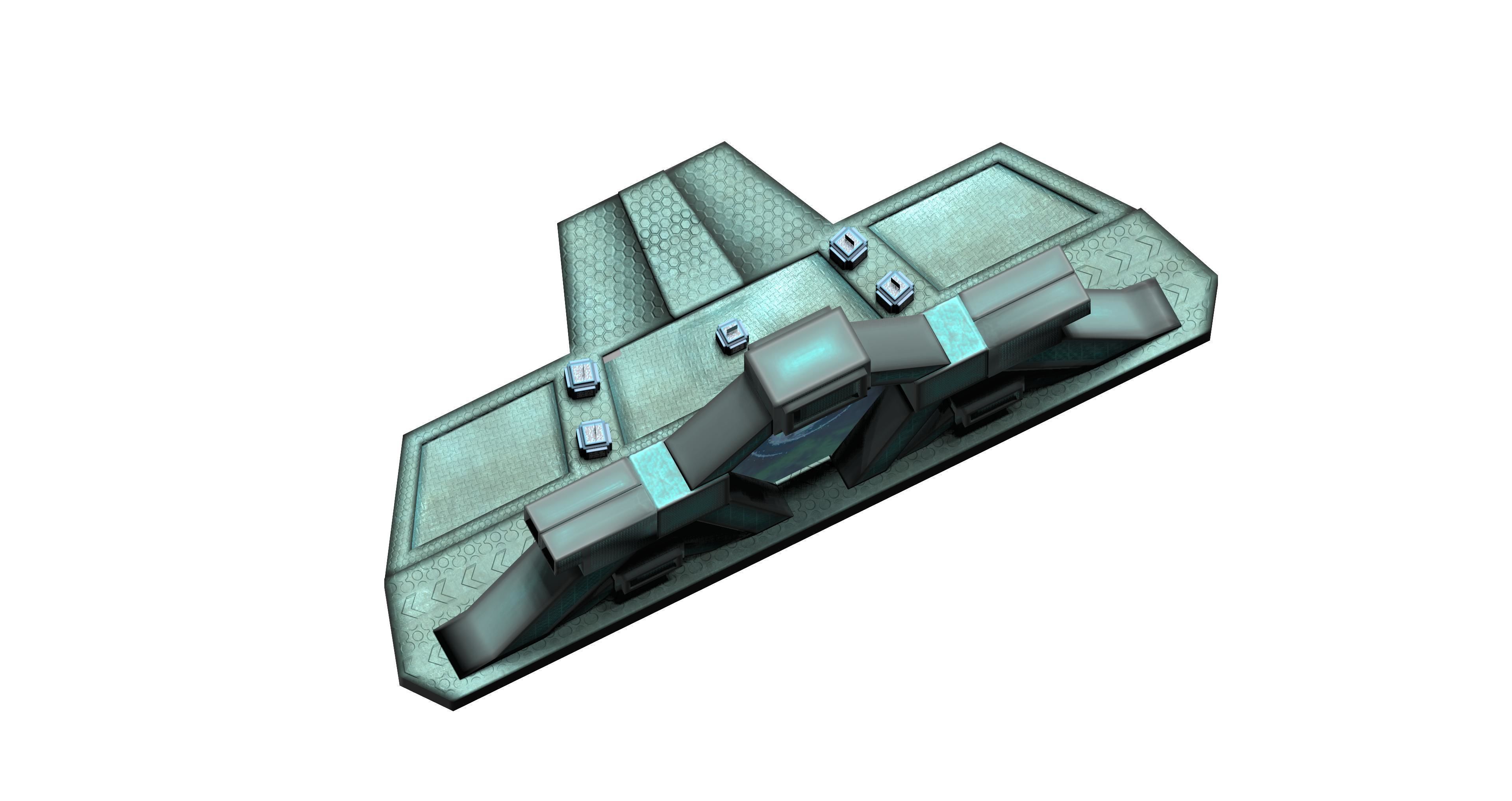 3D model Lowpoly stargate game asset door VR / AR / low-poly | CGTrader