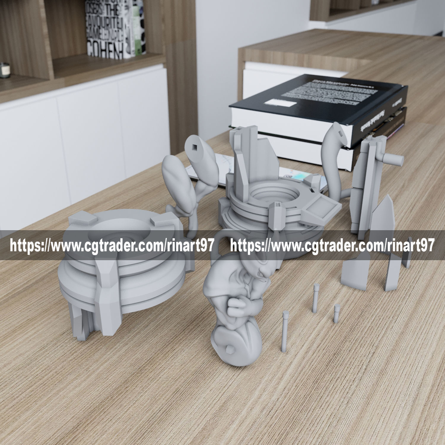 mewtwo in the lab from pokemon 3D model 3D printable | CGTrader