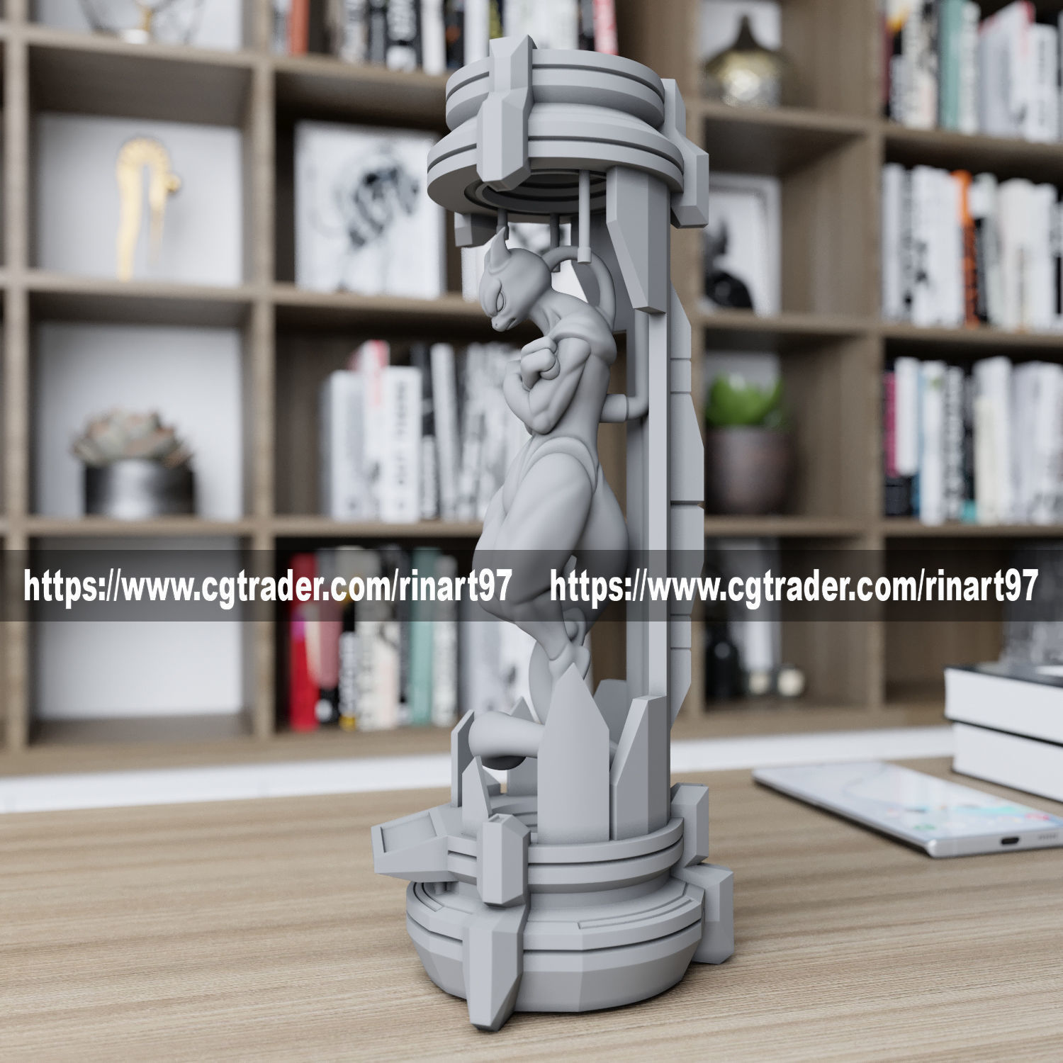 mewtwo in the lab from pokemon 3D model 3D printable | CGTrader