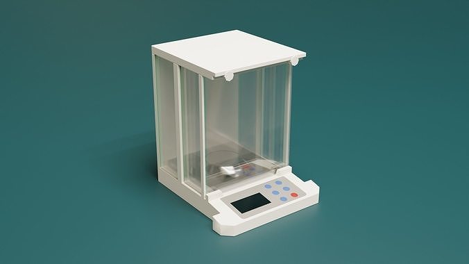 Electronic balance 3D model | CGTrader