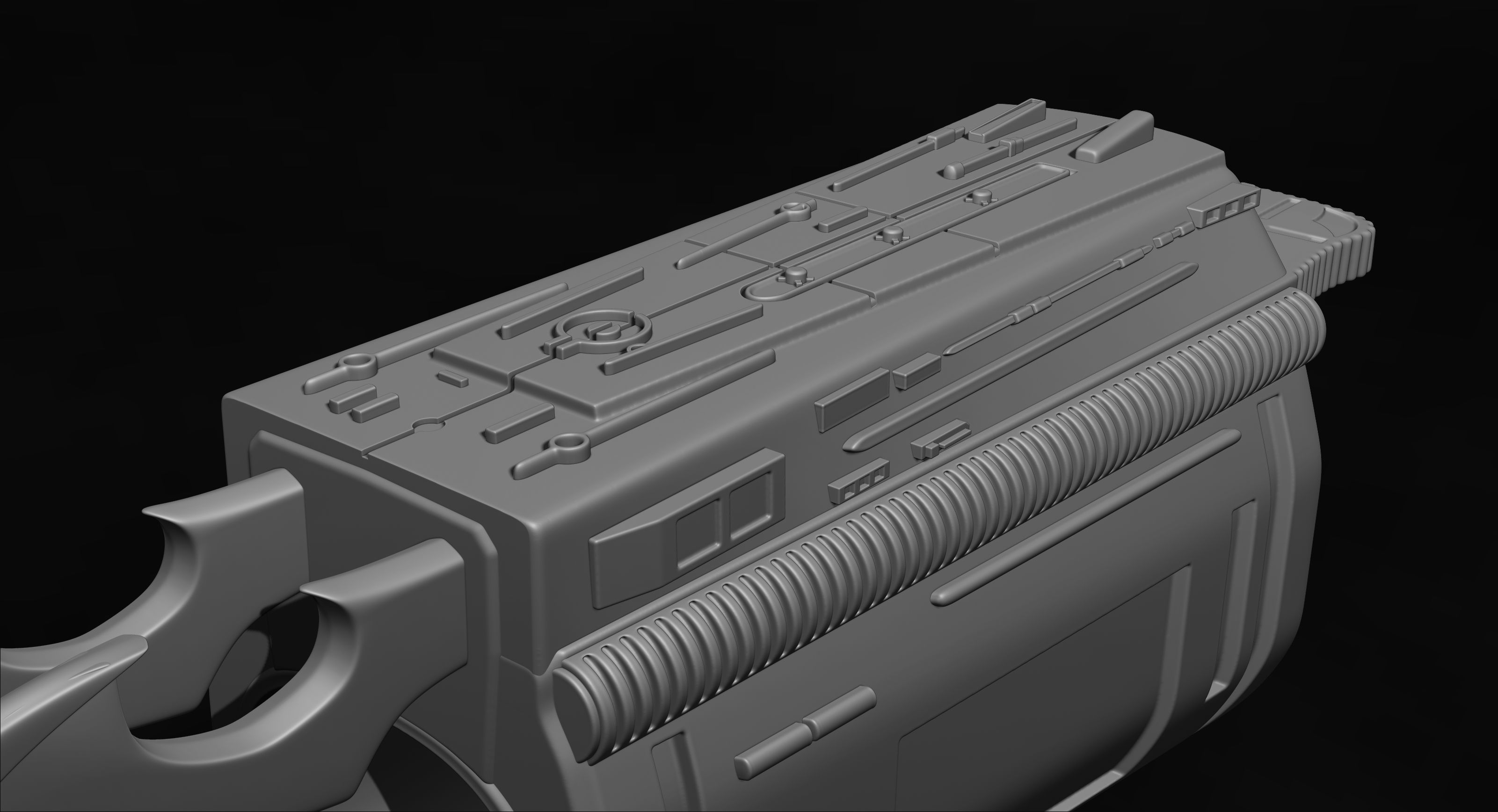 Predator Gauntlet Forearm Right File STL-OBJ for 3D printer 3D model 3D ...