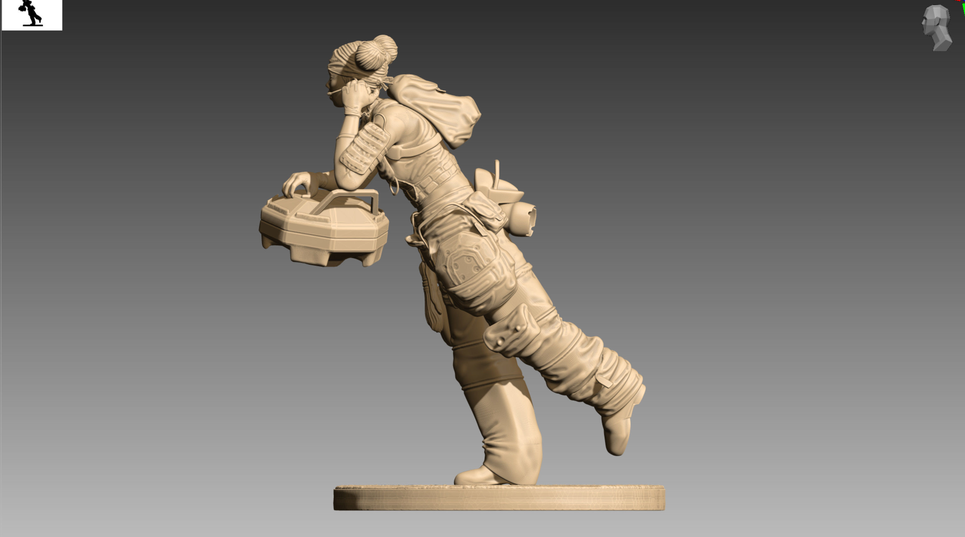 Apex Legends Lifeline 3D print OBJ STL 3D model 3D printable | CGTrader