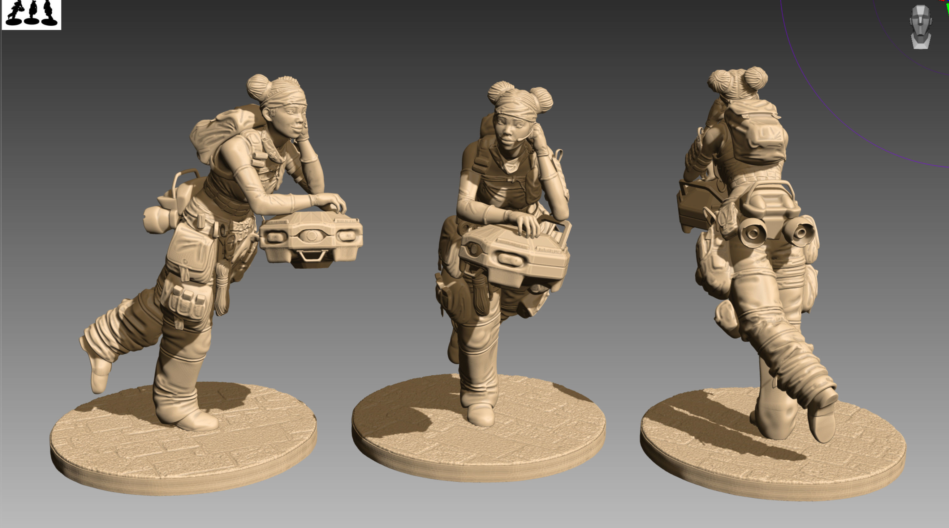 Apex Legends Lifeline 3D print OBJ STL 3D model 3D printable | CGTrader