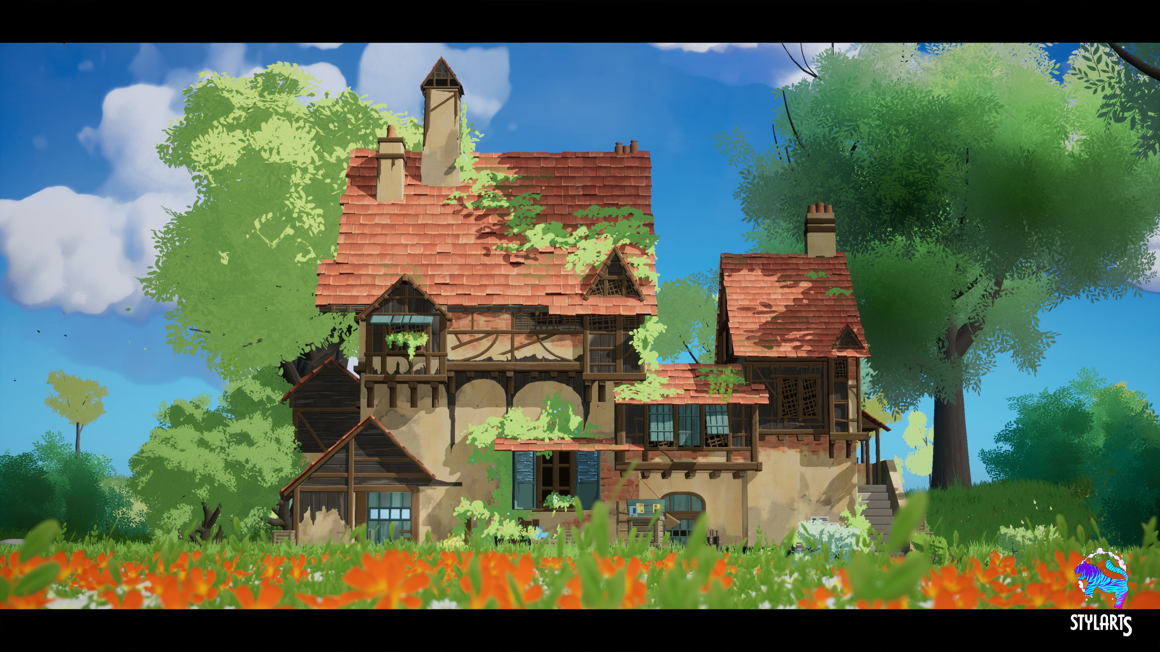 3D model Stylized Medieval House VR / AR / low-poly | CGTrader