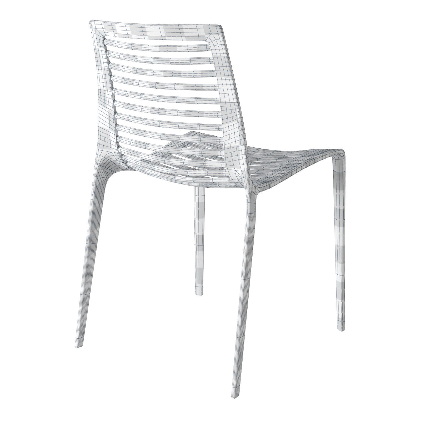 3D model Artform Urban Terrace Life Chipman Chair Armless VR / AR / low ...