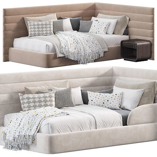 Bags bani bed 3D model | CGTrader