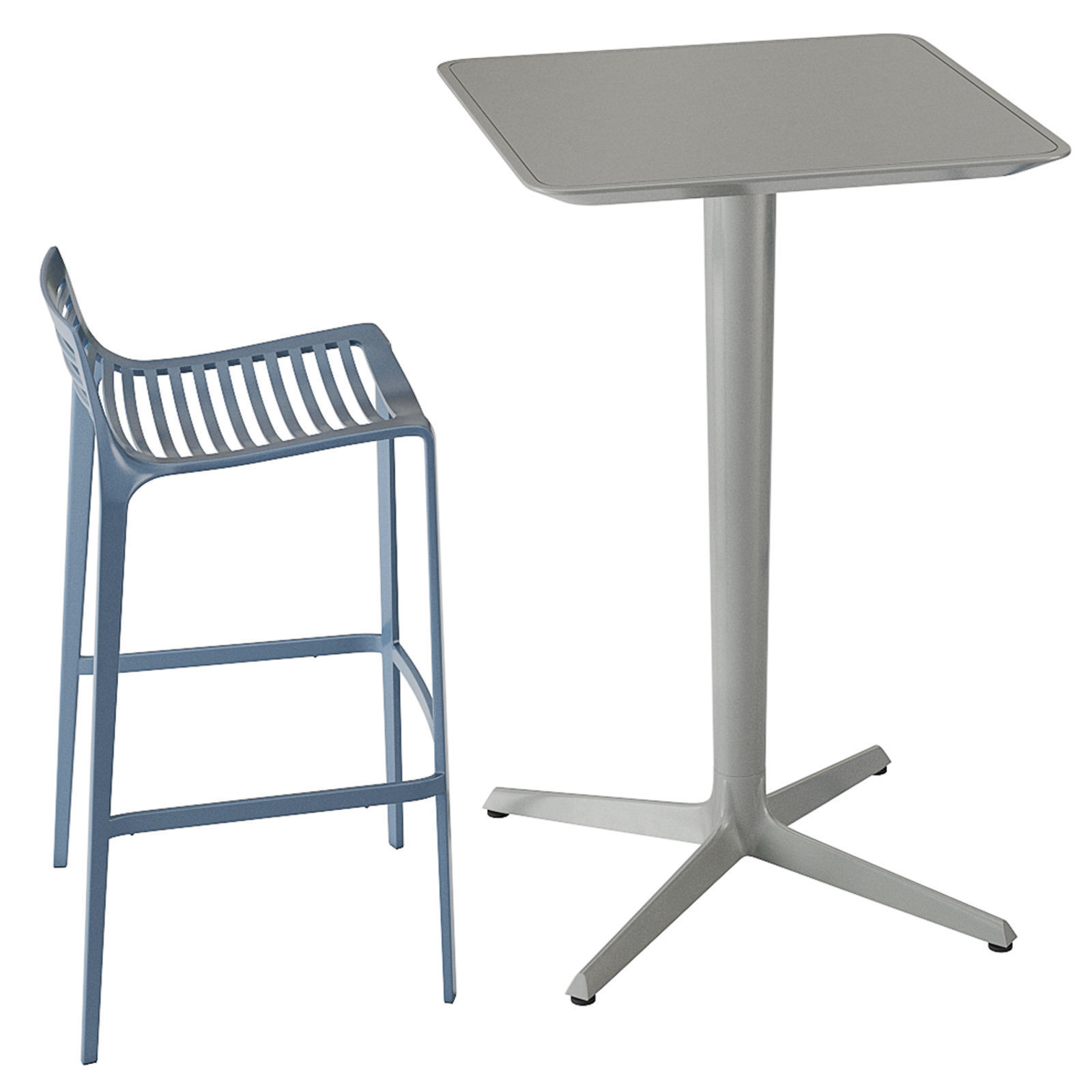 3D model Artform Urban Terrace Life Chipman standing table with stool ...