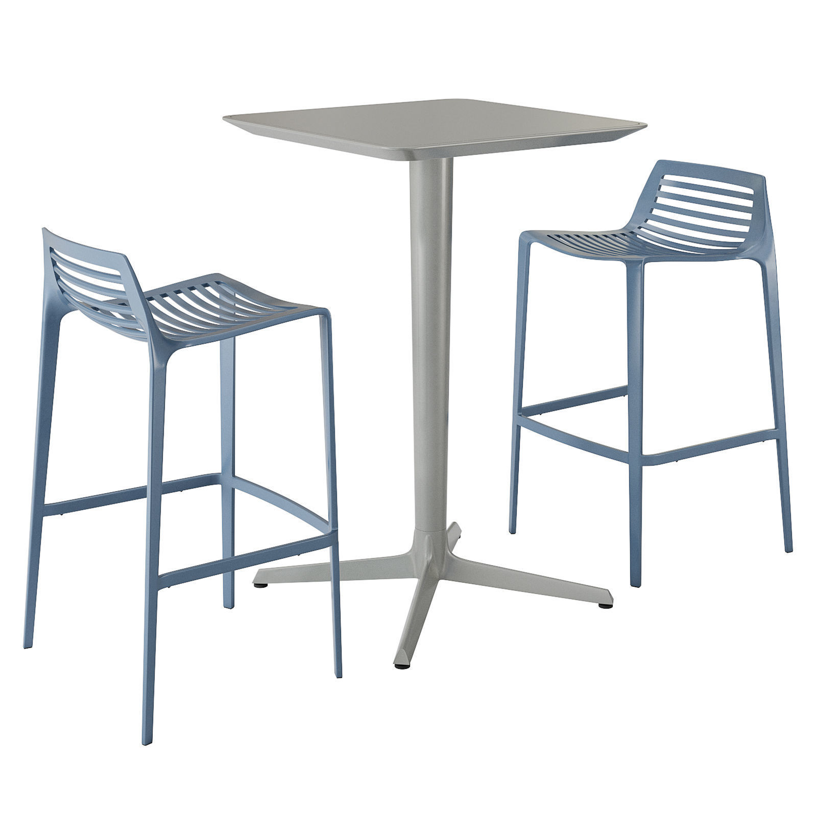 3D model Artform Urban Terrace Life Chipman standing table with stool ...