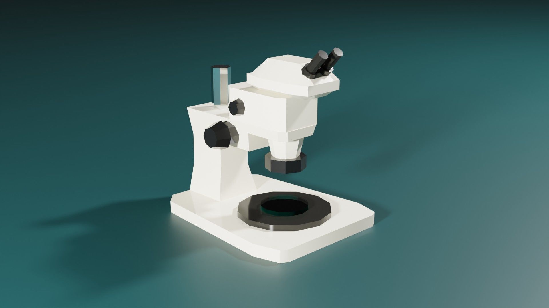 Simple Light Microscope 3D model | CGTrader