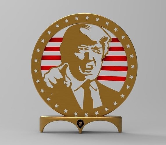 Donald trump 3D model 3D printable | CGTrader