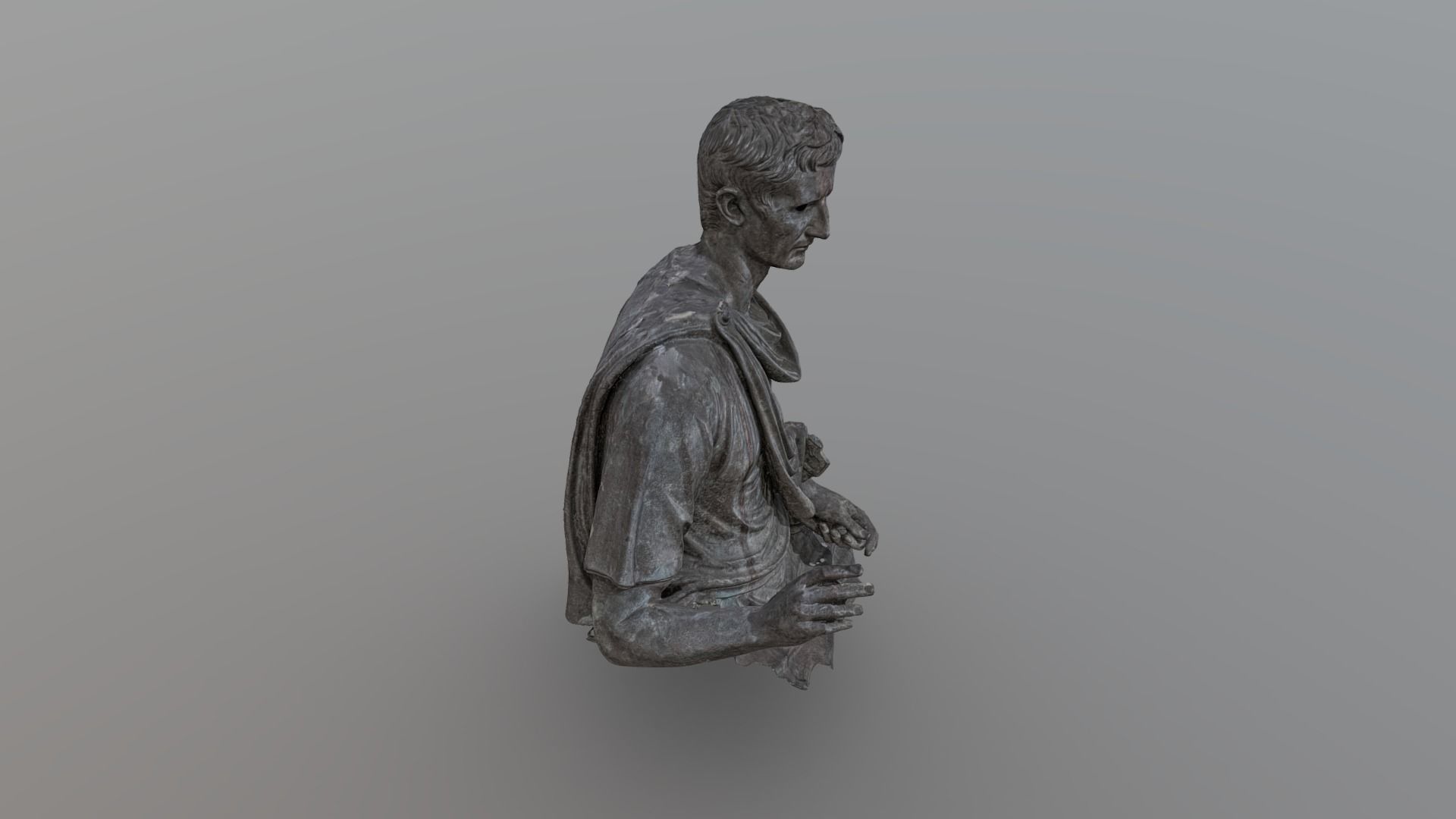Statue of the Emperor Augustus - photogrammetry 3D model | CGTrader
