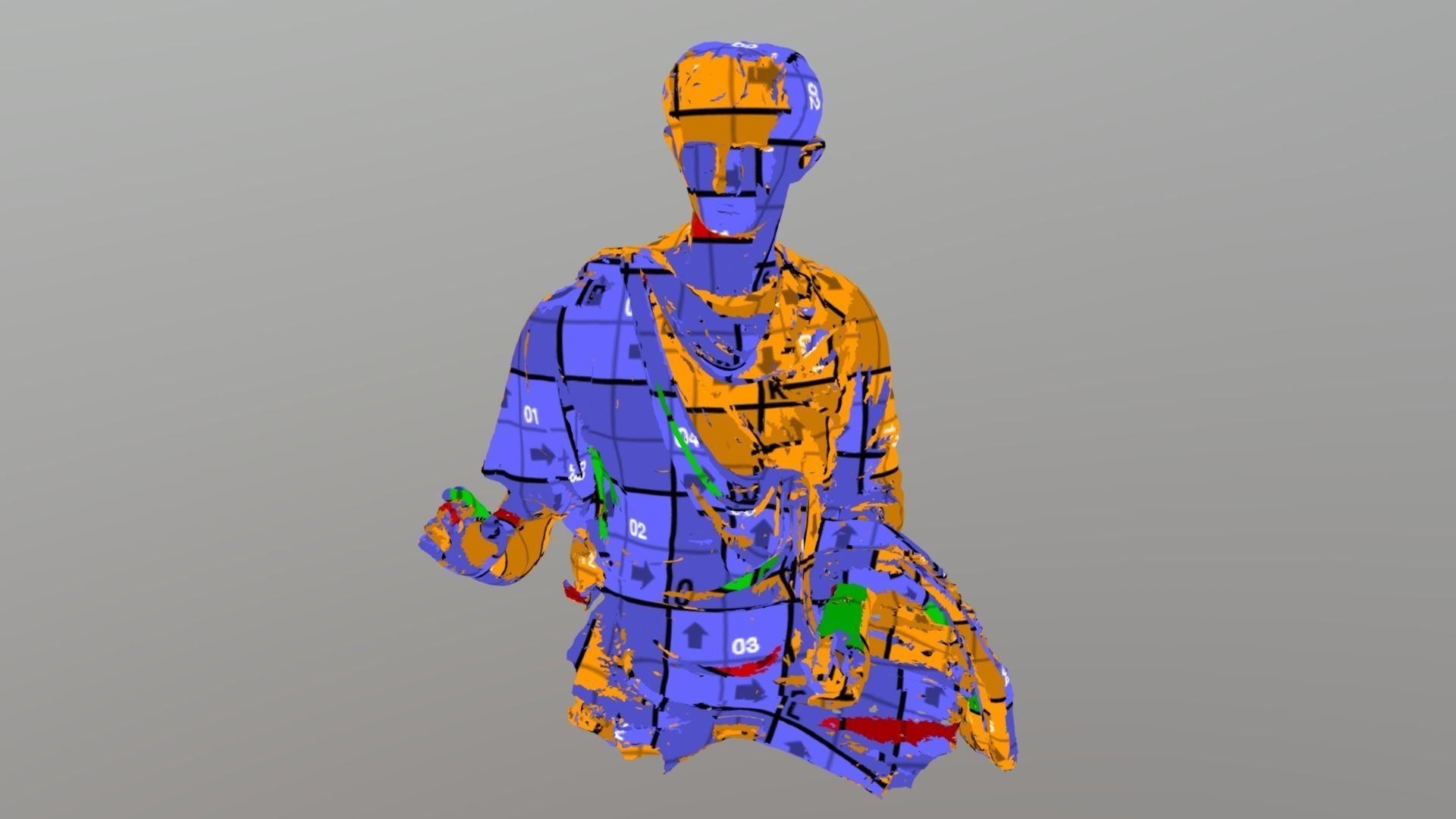 Statue of the Emperor Augustus - photogrammetry 3D model | CGTrader