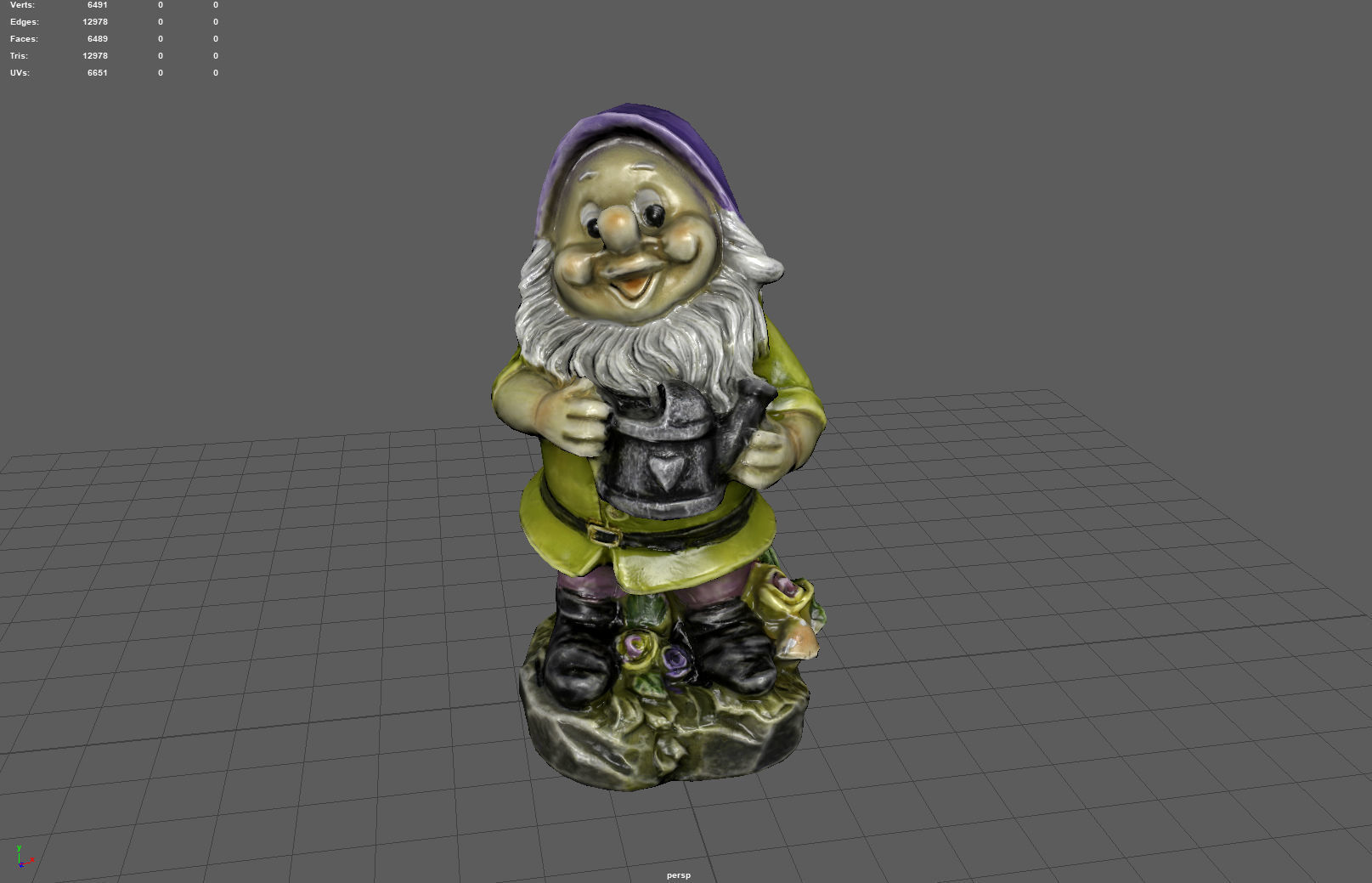 3D model Garden Gnome 8 VR / AR / low-poly | CGTrader