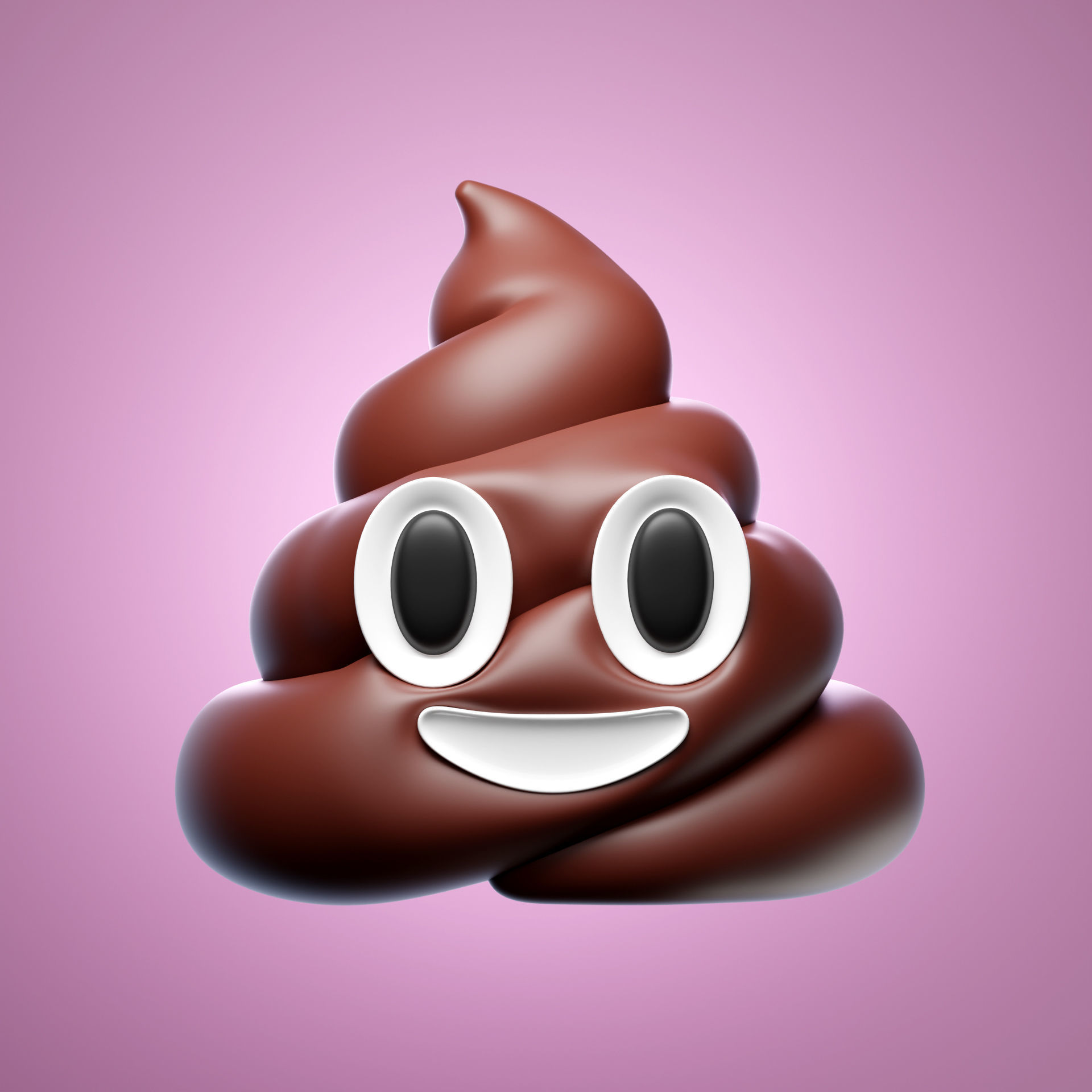 Pile of Poo emoji 3d icon Low-poly 3D model 3D model | CGTrader
