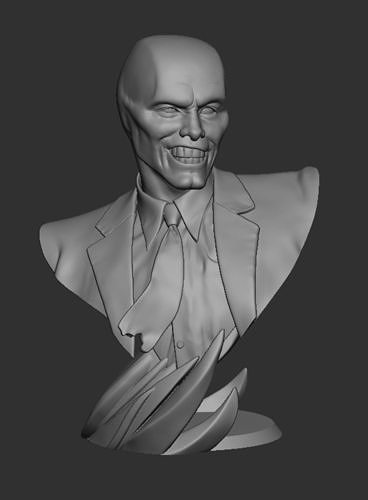 Jim Carrey The Mask Bust - Print Ready 3D model 3D printable | CGTrader