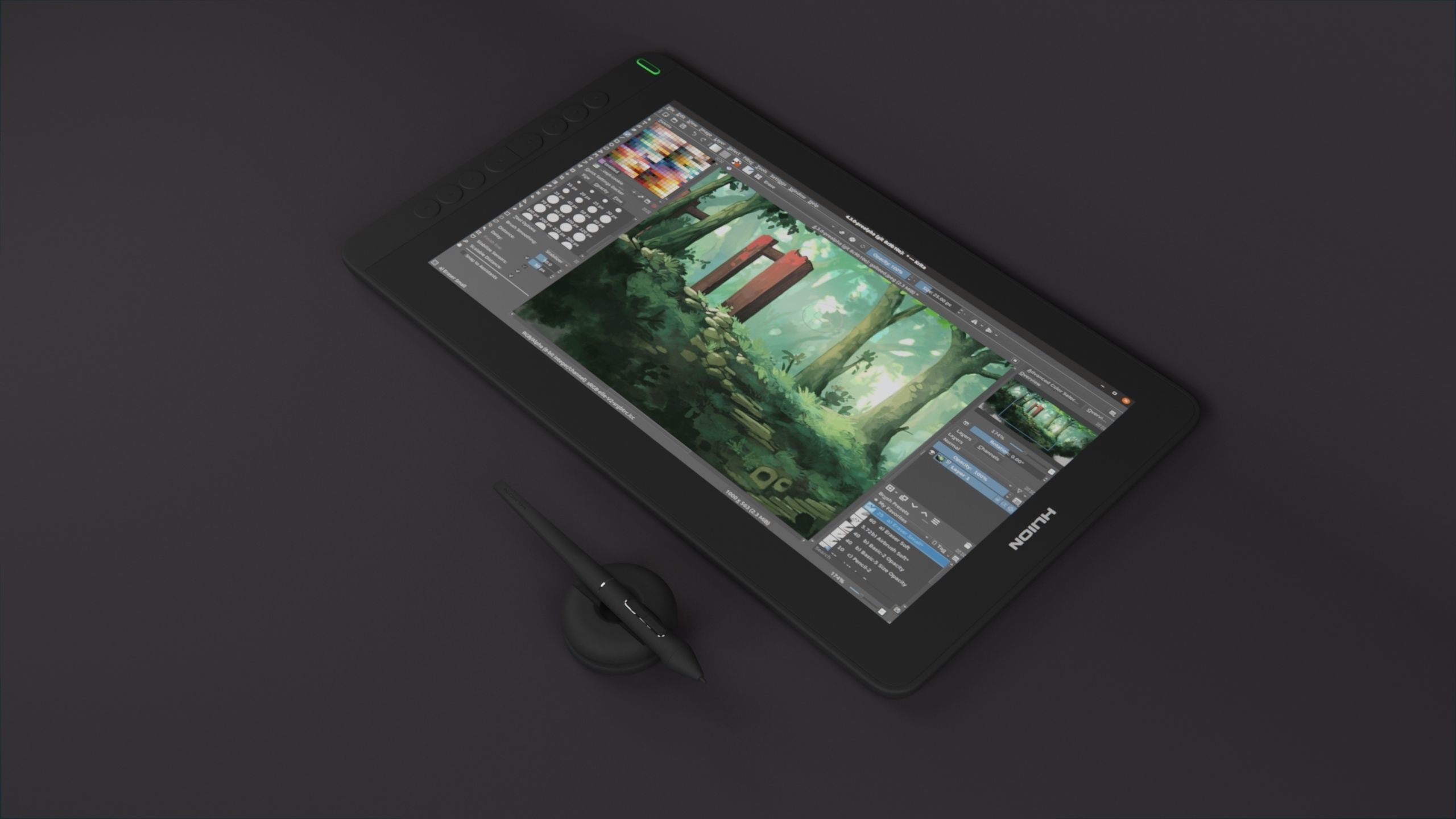 Drawing Display tablet 3D Model Huion 3D model | CGTrader