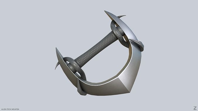 3D model Alien tech weapon VR / AR / low-poly | CGTrader