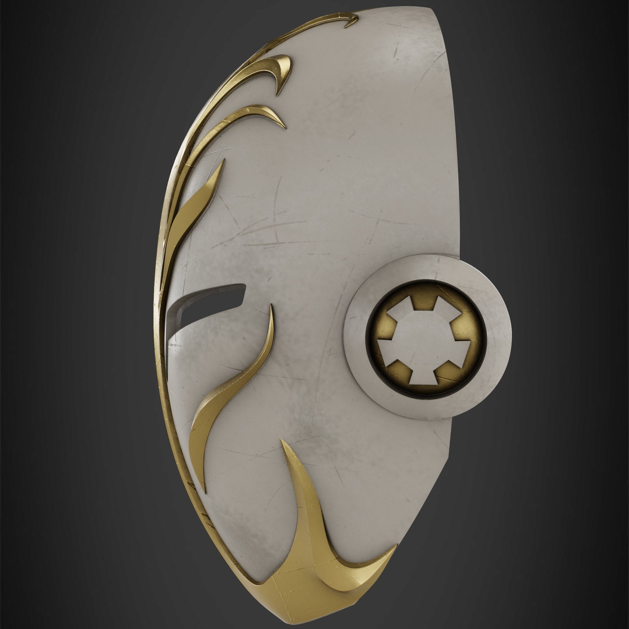 Star Wars Jedi Temple Guard Mask for Cosplay 3D model 3D printable ...