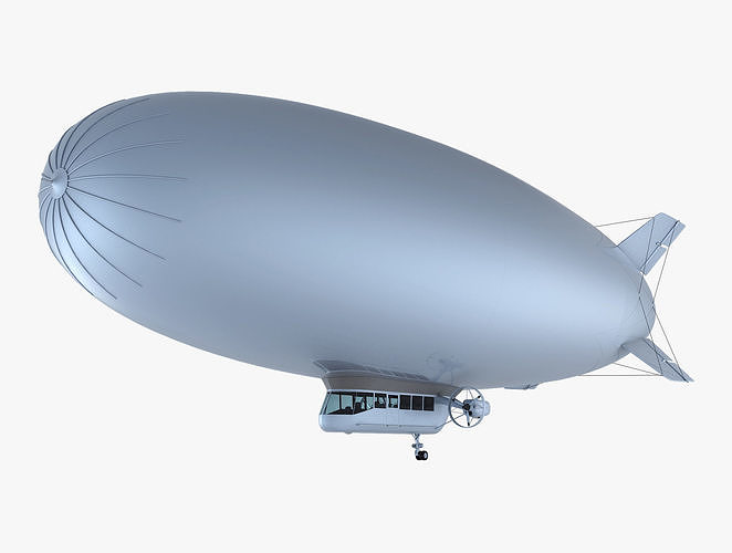 Blimp Airship v 1 3D model | CGTrader