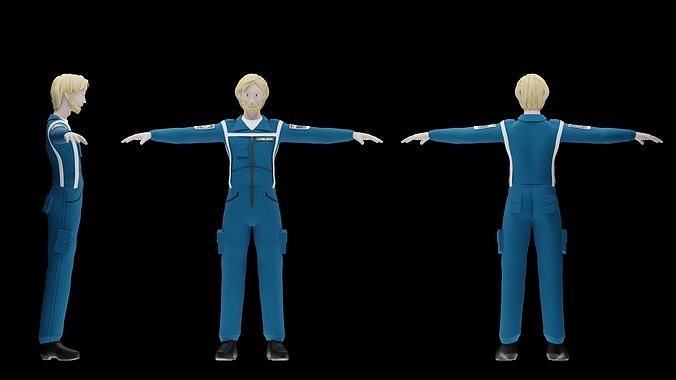 3D model YOUNG MAN AND OLD MAN 3D CHARACTERS VR / AR / low-poly | CGTrader