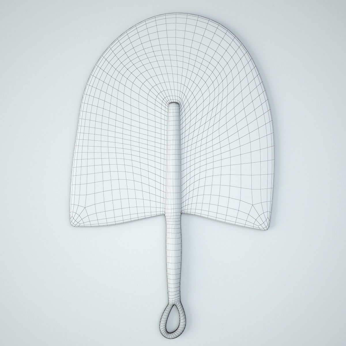 African Handwoven Fan 40 3D model | CGTrader