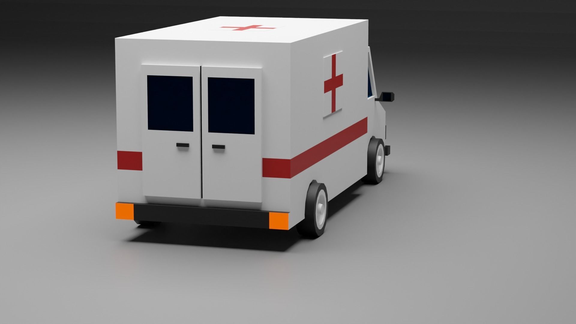 3D model ambulance VR / AR / low-poly | CGTrader