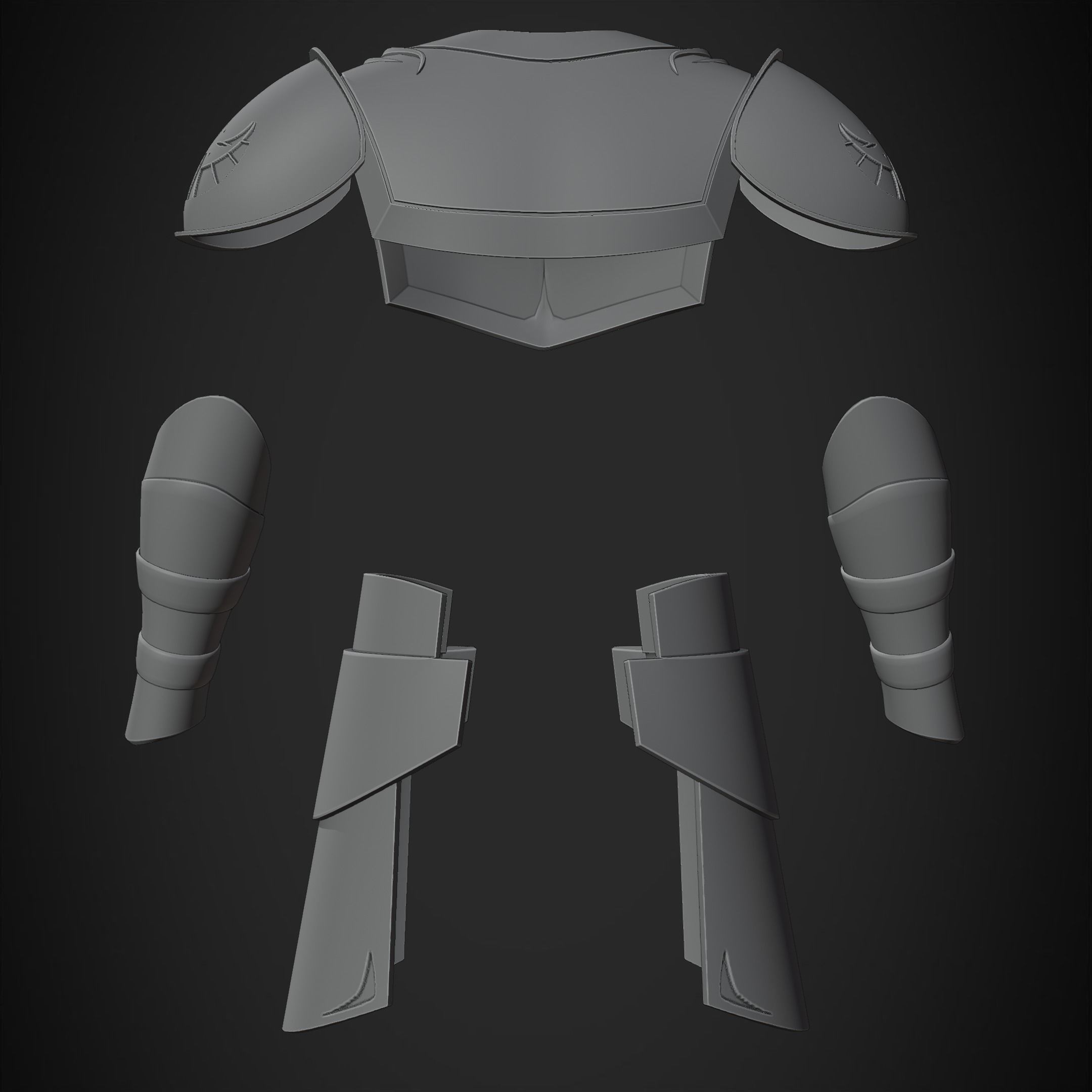 Star Wars Jedi Temple Guard Armor for Cosplay 3D model 3D printable ...