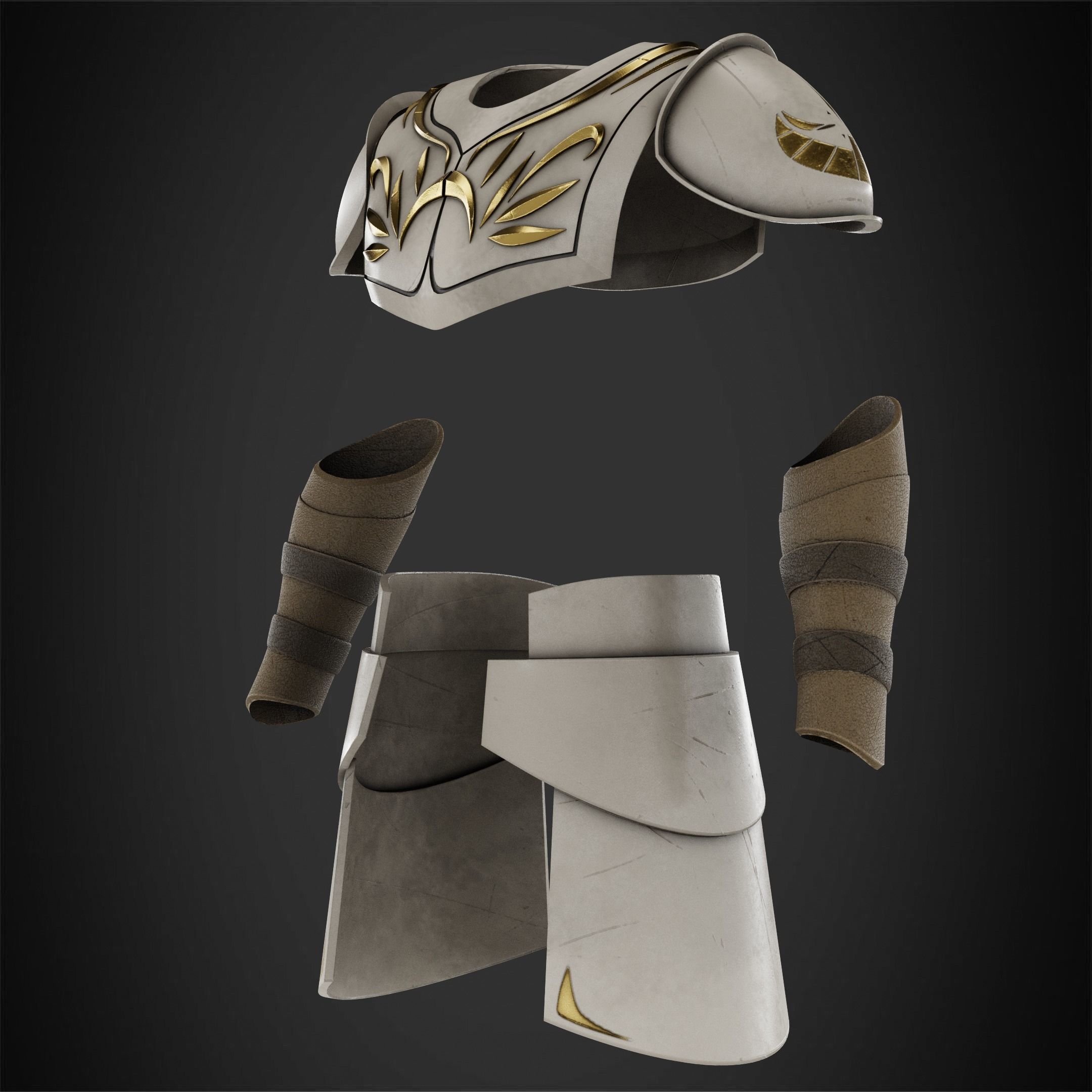 Star Wars Jedi Temple Guard Armor for Cosplay 3D model 3D printable ...