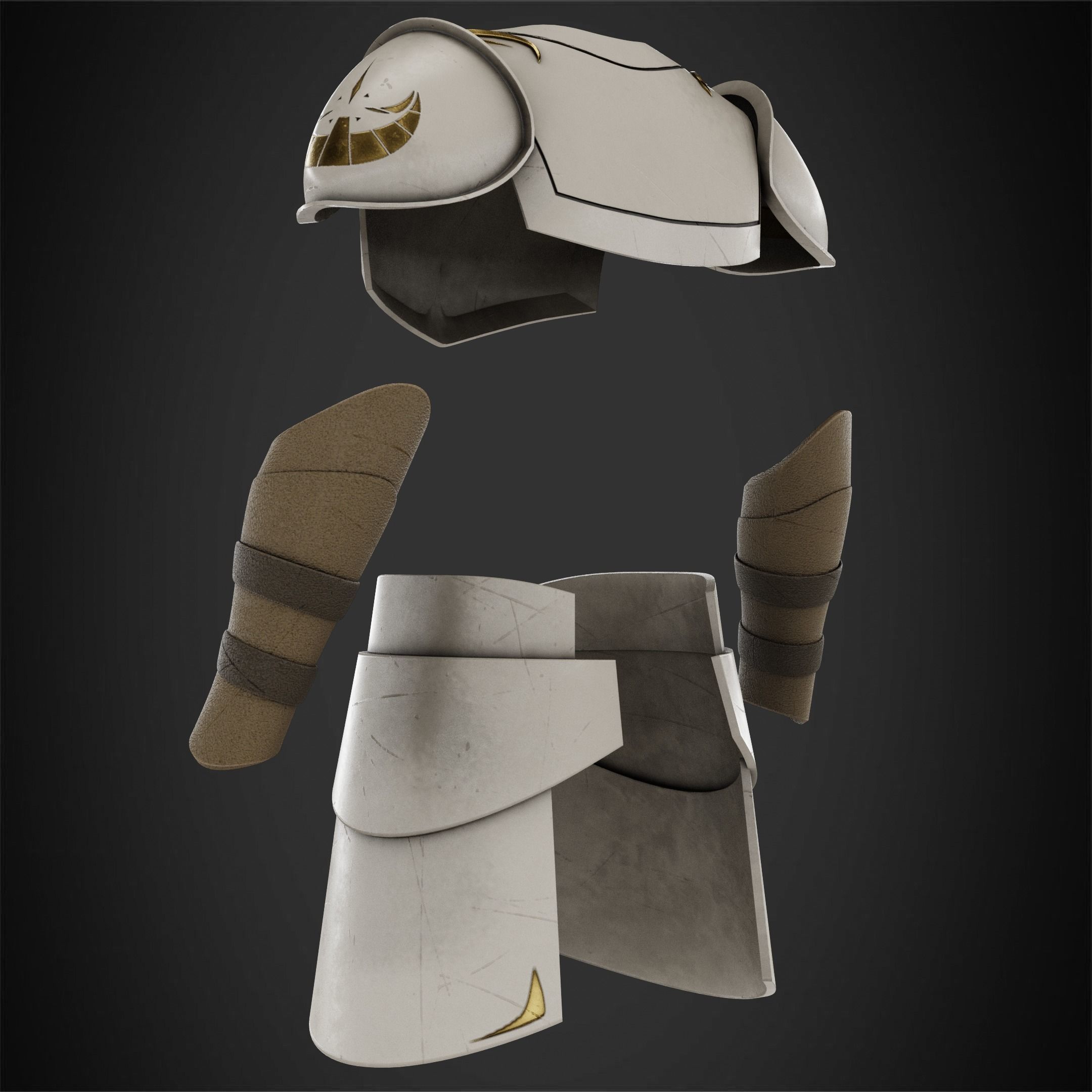 Star Wars Jedi Temple Guard Armor for Cosplay 3D model 3D printable ...