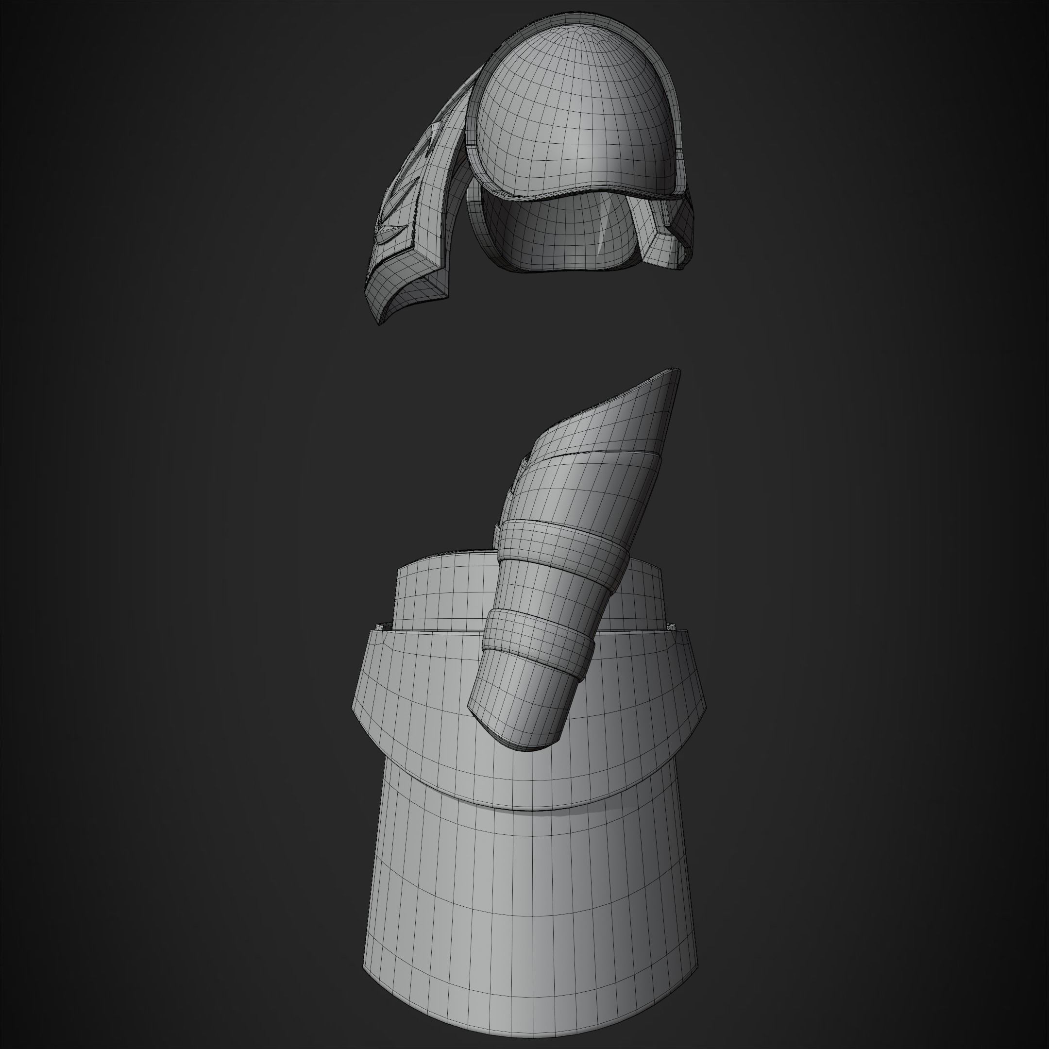 Star Wars Jedi Temple Guard Armor for Cosplay 3D model 3D printable ...