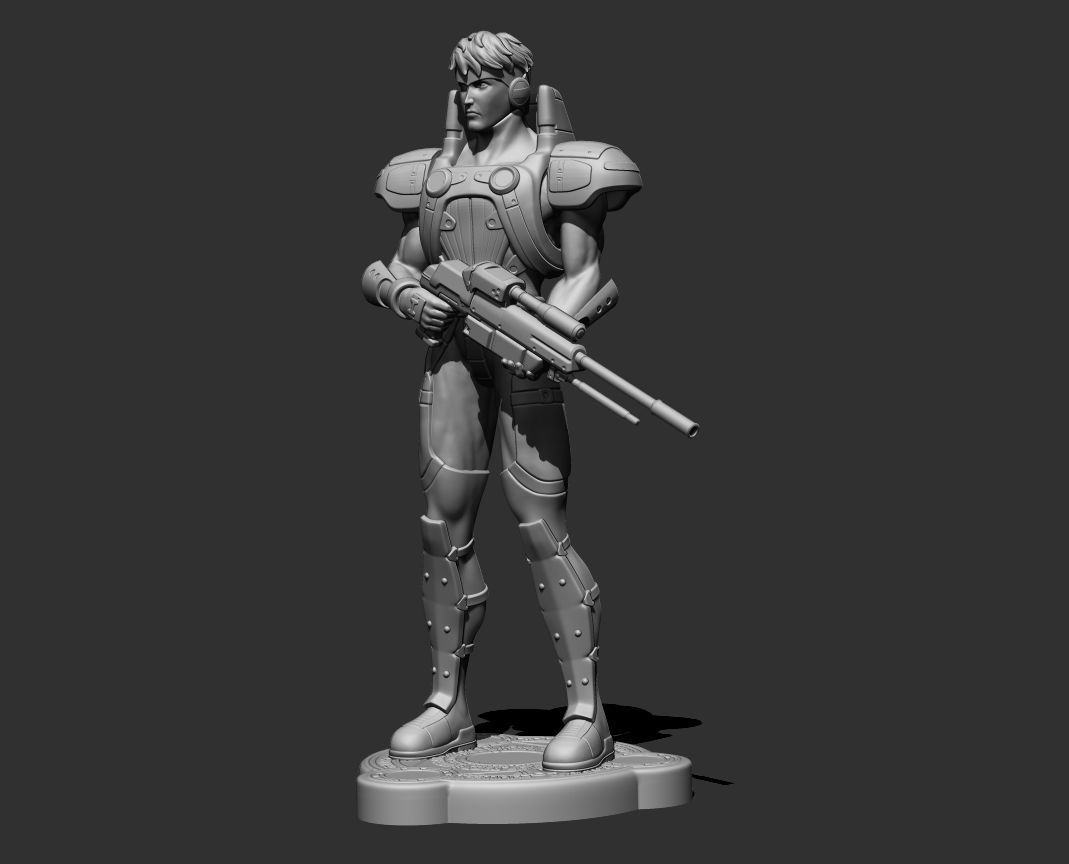 PSO RAmar character model 3D model 3D printable | CGTrader