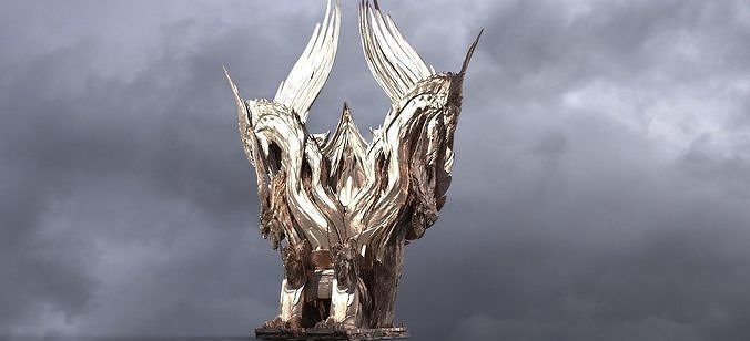 Ancient Serpent Throne 4 3D model | CGTrader