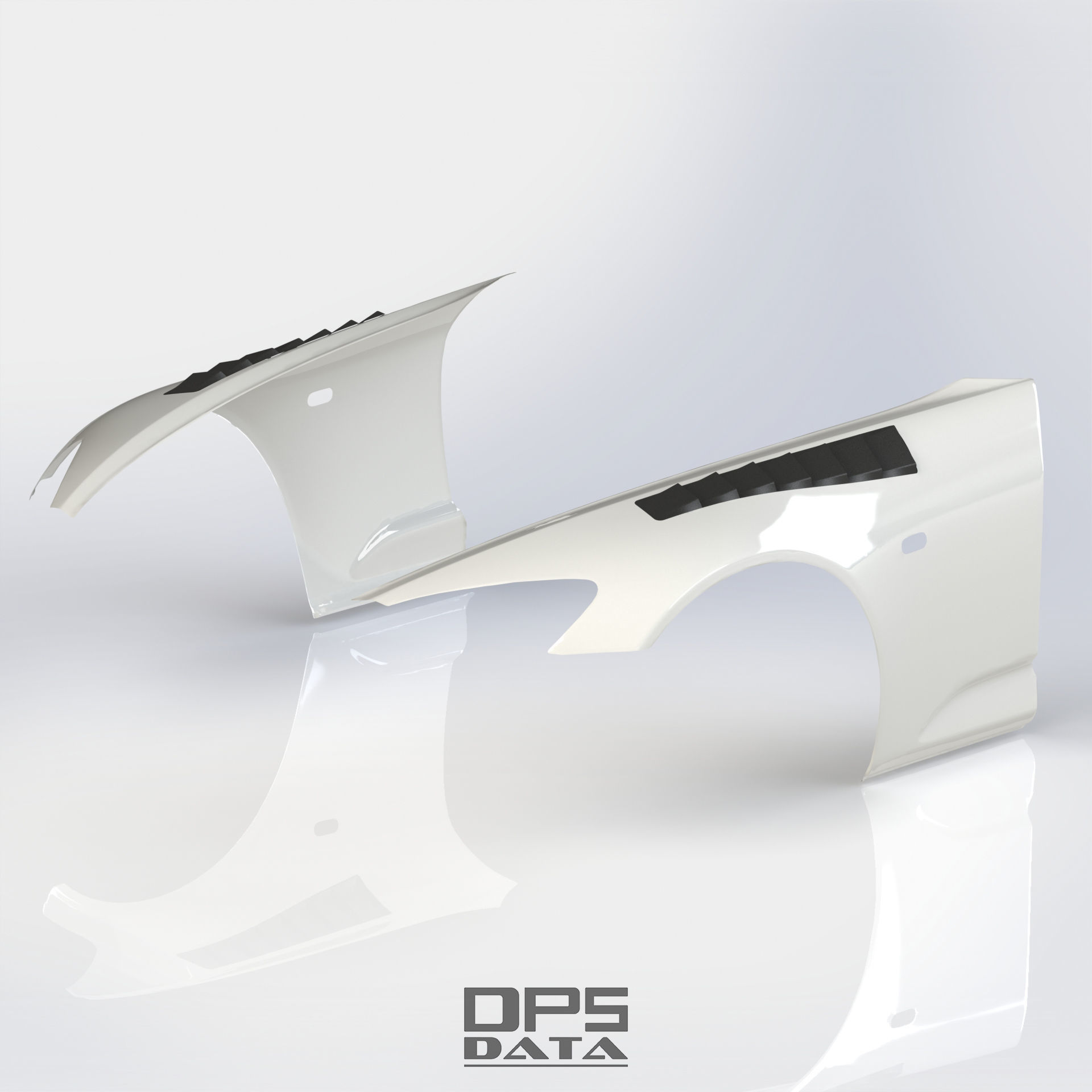 S2000 AP2 Front Fenders Exterior Surface Model 3D Laser-Scanned 3D ...