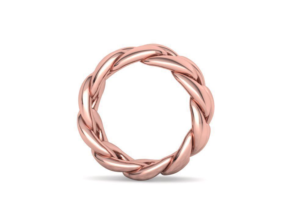 Heavy Cuban Chain Ring Miami Cuban Ring 3dmodel 5-8US sizes 3D model 3D ...